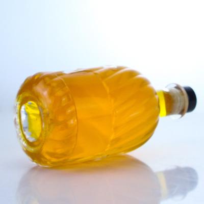 Cina Decal Area etichetta 500ml Super flint in vetro a forma rotonda bottiglia per rum vodka whisky tequila gin in vendita