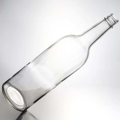 Cina Manipolazione superficiale Bottiglia di vetro deccale 1000 ml di forma rotonda Perfetto per Gin Rum Champagne Liquor in vendita