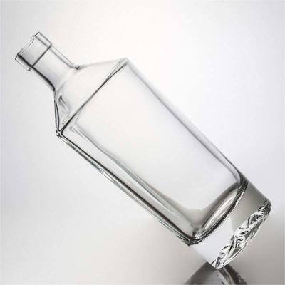 China Tipo de vedação: Cortiça 500 ml 800 ml 1000 ml Garrafa redonda de vidro de pedra para bebidas alcoólicas à venda