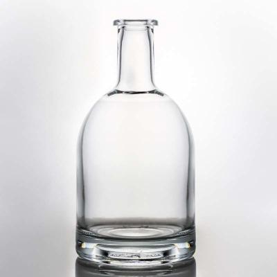 Cina Whisky 750ml 800ml 1000ml Chiara Flint Scala di vetro con sughero di legno in vendita