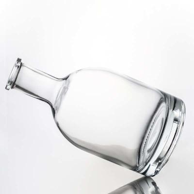 Cina Whisky 750ml 800ml 1000ml Chiara Flint Scala di vetro con sughero di legno in vendita