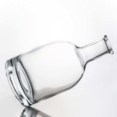 Cina Whisky 750ml 800ml 1000ml Chiara Flint Scala di vetro con sughero di legno in vendita