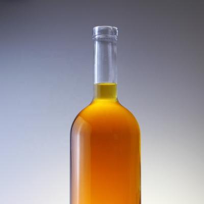 Cina Bottiglia di liquore di vetro Rotonda 75cl Bottiglia per tappo di sughero Tipo 1000ml 1750ml Materiale del colletto in vendita