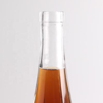 Cina 750 ml di vetro trasparente liquore vuoto rum gin liquori vodka tequila bottiglie con sughero in vendita