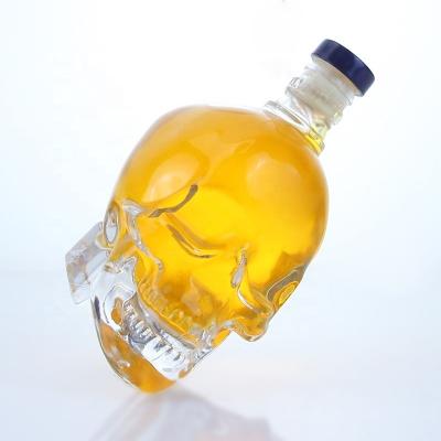 Cina Altre bevande popolari in forma trasparente 700ml 750ml Bottiglia per whisky rum Gin Brandy in vendita