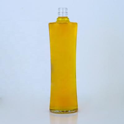 Cina Bottiglia di vetro per vodka gin rum whisky brandy 500ml 750ml 1000ml trasparente vuoto in vendita