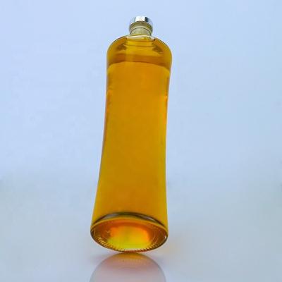 Cina Bottiglia di vetro per vodka gin rum whisky brandy 500ml 750ml 1000ml trasparente vuoto in vendita