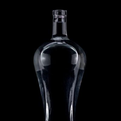 Cina 200 ml 375 ml 500 ml 750 ml liquore di vetro vino whisky vodka tequila bottiglia con sughero in vendita