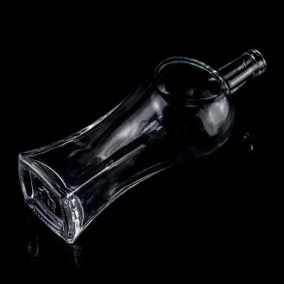 Cina 200 ml 375 ml 500 ml 750 ml liquore di vetro vino whisky vodka tequila bottiglia con sughero in vendita
