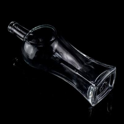 Cina 200 ml 375 ml 500 ml 750 ml liquore di vetro vino whisky vodka tequila bottiglia con sughero in vendita
