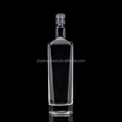 中国 フリントグラス 500ml 750ml 1000ml ウォッカ・ウイスキー・ジン・ラム用の特殊形空瓶 販売のため