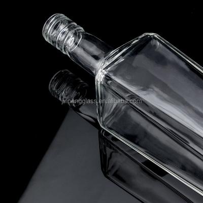 中国 フリントグラス 500ml 750ml 1000ml ウォッカ・ウイスキー・ジン・ラム用の特殊形空瓶 販売のため