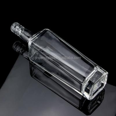 中国 フリントグラス 500ml 750ml 1000ml ウォッカ・ウイスキー・ジン・ラム用の特殊形空瓶 販売のため