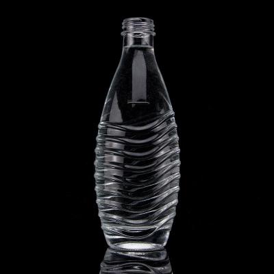 Cina Collare in vetro di vodka 750ml 1000ml Limpio Flint Gin Rum Champagne Tequila Bottiglia di whisky in vendita