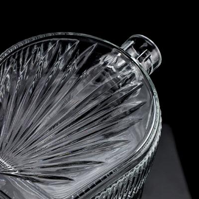 中国 1000ml フリントガラス 透明 空のウォッカ ウイスキー ガラスボトル あなたの要求のために 販売のため