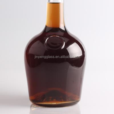 Cina Bottiglie di vetro di pietra a fondo spessa a collo lungo su misura per vodka gin rum champagne in vendita