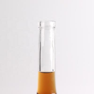 Cina Bottiglie di vetro di pietra a fondo spessa a collo lungo su misura per vodka gin rum champagne in vendita