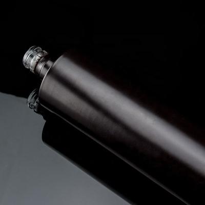 Cina Bottiglia in vetro di whisky vodka 700ml 750ml nero in vendita