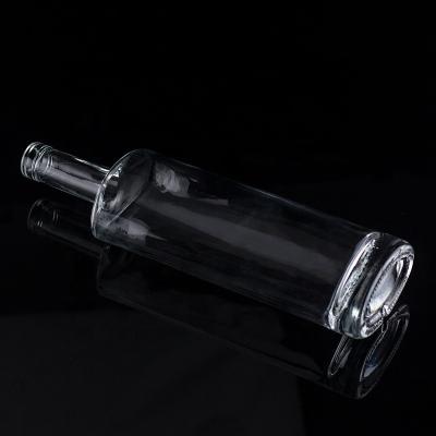 Cina Bottiglie in vetro da 1750 ml a 1000 ml per liquori personalizzate Bottiglie rotonde di vodka Utilizzo versatile in vendita