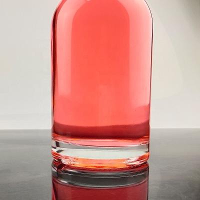 Cina Global Classic Bottle Rotonda 70cl 75cl di vetro per liquori con logo personalizzato in vendita