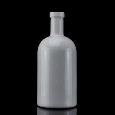 Cina Global Classic Bottle Rotonda 70cl 75cl di vetro per liquori con logo personalizzato in vendita