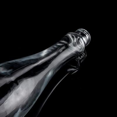 Cina 750ml 75cl Super Flint Teardrop in forma di rum Vodka Whisky Bottiglia di vetro con colletto di vetro in vendita
