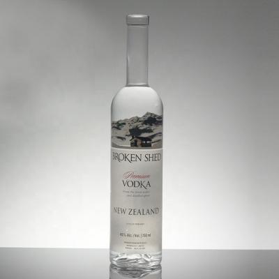 China Garrafa industrial de 750 ml de vidro de cristal com decoração de gelo/pintura/impressão à venda