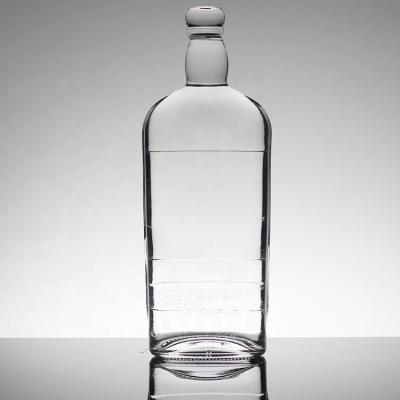 China Garrafa industrial de 750 ml de vidro de cristal com decoração de gelo/pintura/impressão à venda