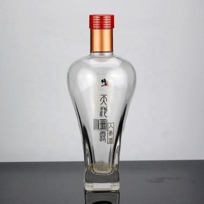 Cina Tipo di tenuta in vetro CROWN CAP 500 ml 750 ml Bottiglia di Ginseng da liquore medicato in vendita