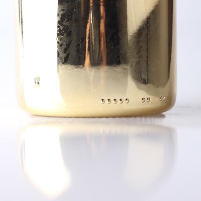 Cina Bottiglie di vetro di champagne d'oro personalizzate con tappo di plastica per materiali di corpo in vetro in vendita