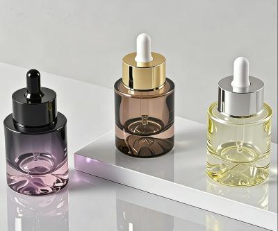 China Glass Dropper Bottle glass container with rubber bulb dropper designed for controlled liquid dispensing in various applications for sale