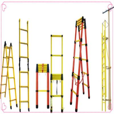 China Double Side Telescopic Ladder FRP GRP climbing ladder for sale