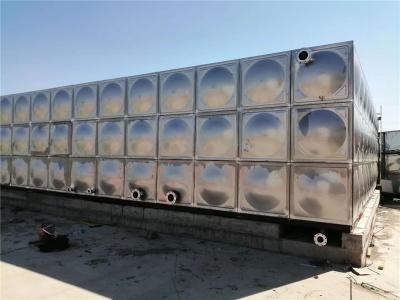 China Drinking Water Storage Stainless Steel SS Square Panel Water Tank for sale