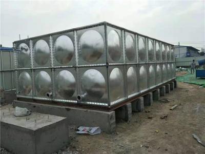 China Hot Galvanized Water Tank/ HDG Water Storage Tank Customized volume for sale