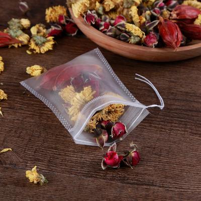 China Nylon tea bag with string mesh filter bag water filtration bag for sale