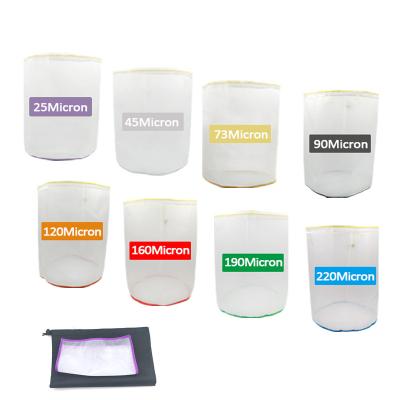 China Mesh Bubble Filter Bag  Ice Bubble Hash Bag Extractor Kit 5 Gallon Filtration Bags Set with Pressing Screen for sale
