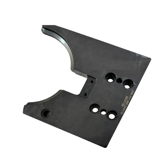 Precision CNC machined 4140 steel components with QPQ surface finishing