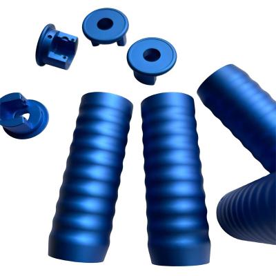 China Durable Blue Oxidation CNC Turning Parts with High Precision CNC Turning Services for sale