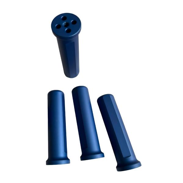 Quality High Precision CNC Turning Milling Parts with Blue Oxidation Surface Treatment for sale