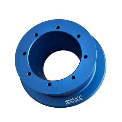 China Custom Blue Oxidation CNC Turning Parts with Durable High Precision Machined Components for sale