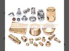 Stainless Steel CNC Machined Parts ±0.002mm Tolerance Brass CNC Machining