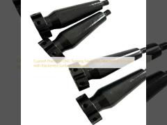 Custom Precision CNC Turning Steel CNC Machining Services with Blackened Surface Treatment