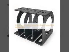 5052 Aluminum Laser Cutting Parts Black Anodize Metal Bending Parts