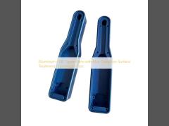 Aluminum CNC Spare Parts with Blue Oxidation Surface Treatment Customized Size