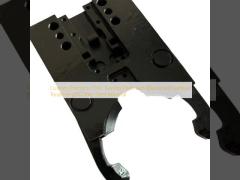 Custom Precision CNC Turning Parts with Blackened Surface Treatment Durable Steel Material