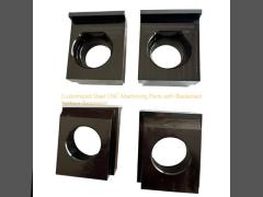 Customized Steel CNC Machining Parts with Blackened Surface Treatment