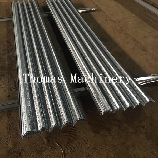High Speed W Shape Rib Lath Machine Line With Servo Hydraulic Vutting