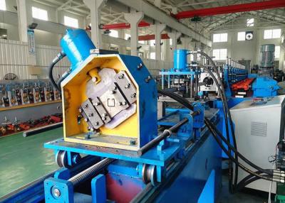 China hydraulic automatic metal storage shelf Frame Bracing Roll Forming Line for sale