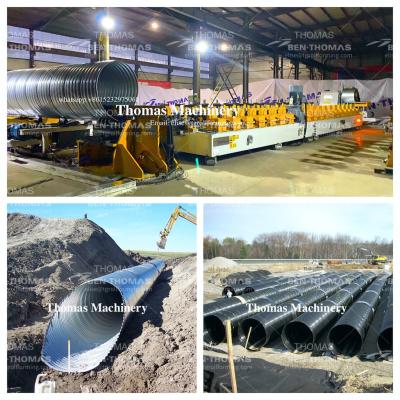 China CSP culvert pipe machine | CSP culvert pipe equipment | Culverts subdrains sewers tunnels for sale