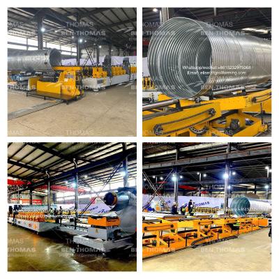 China CSP culvert pipe machine | CSP culvert pipe equipment | Culverts subdrains sewers tunnels for sale